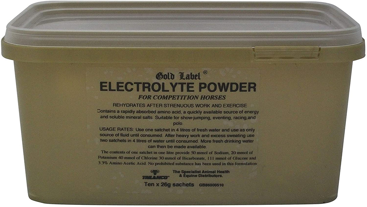 Gold Label Electrolyte Powder 10 x 26g Sachets – The Old Barn Shop